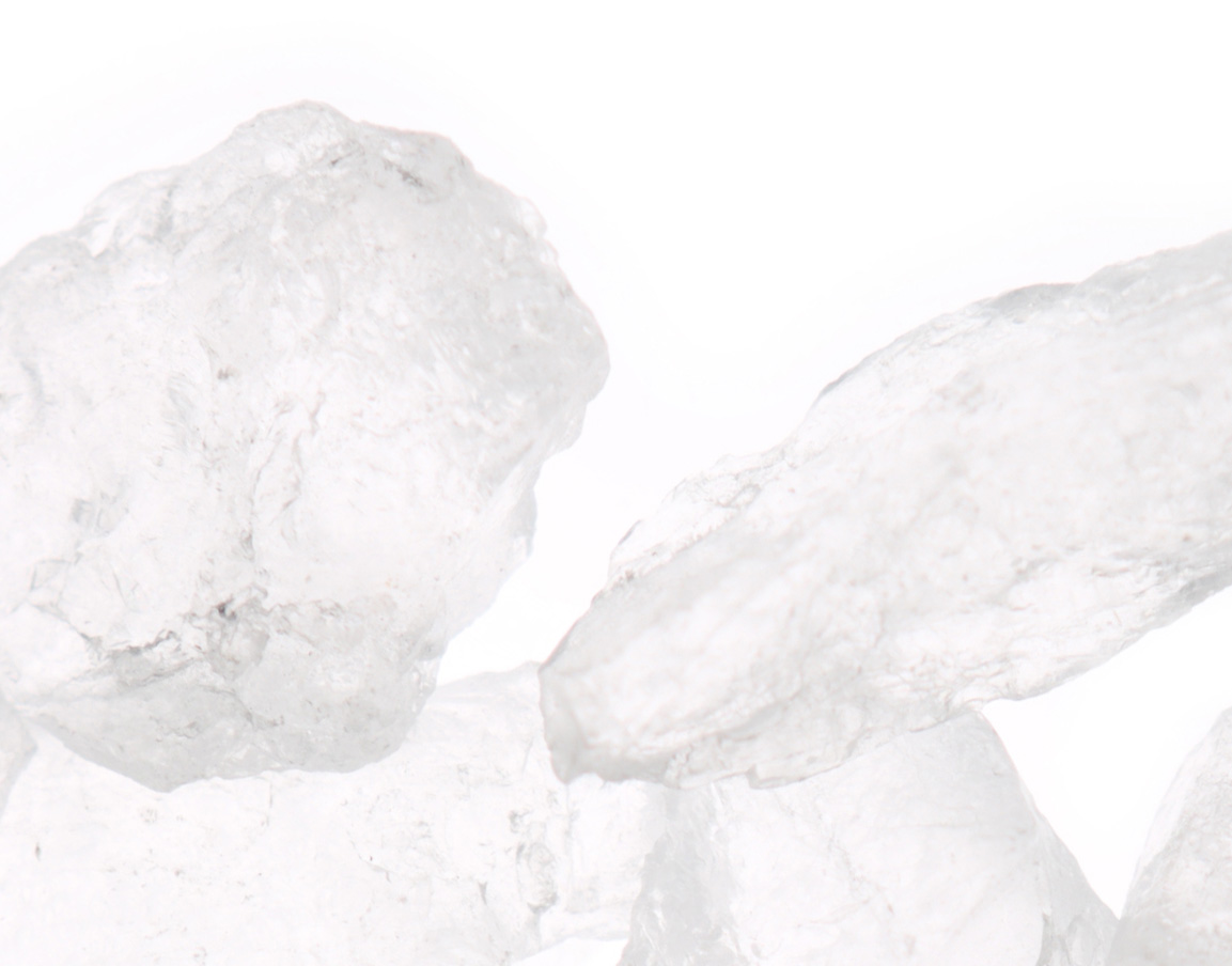 Alum crystal in the Laino products