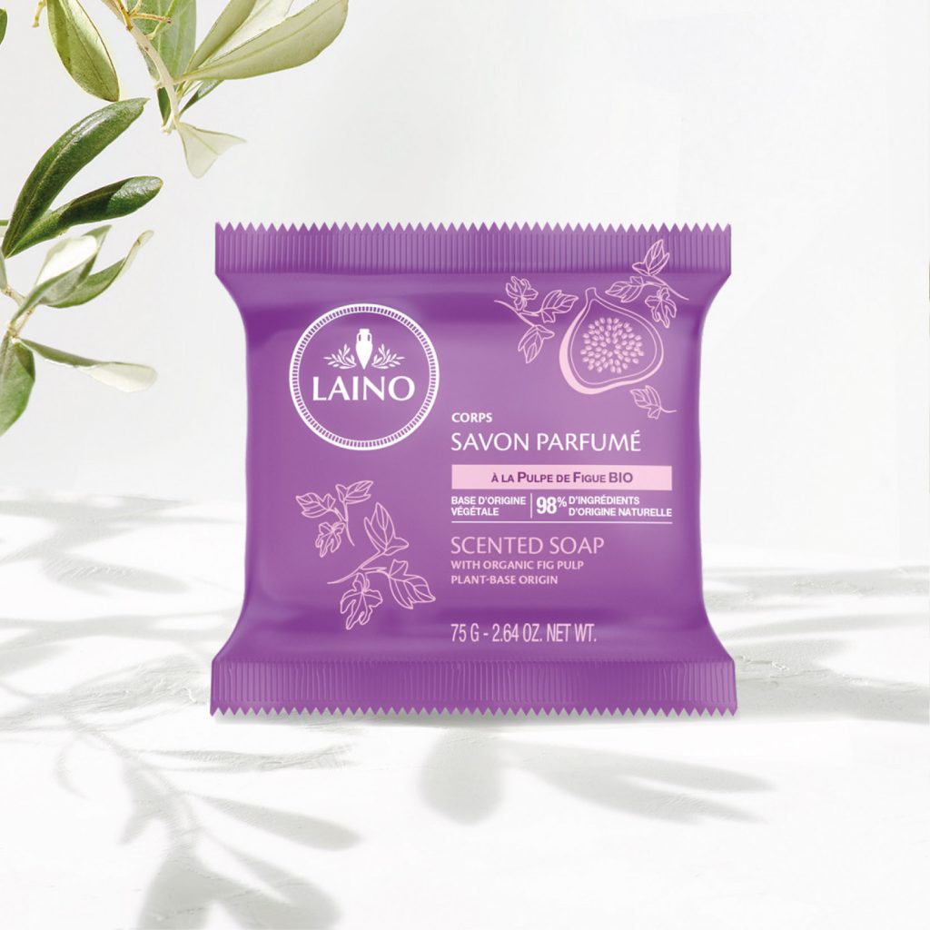 Fig scented soap bar body and shower care